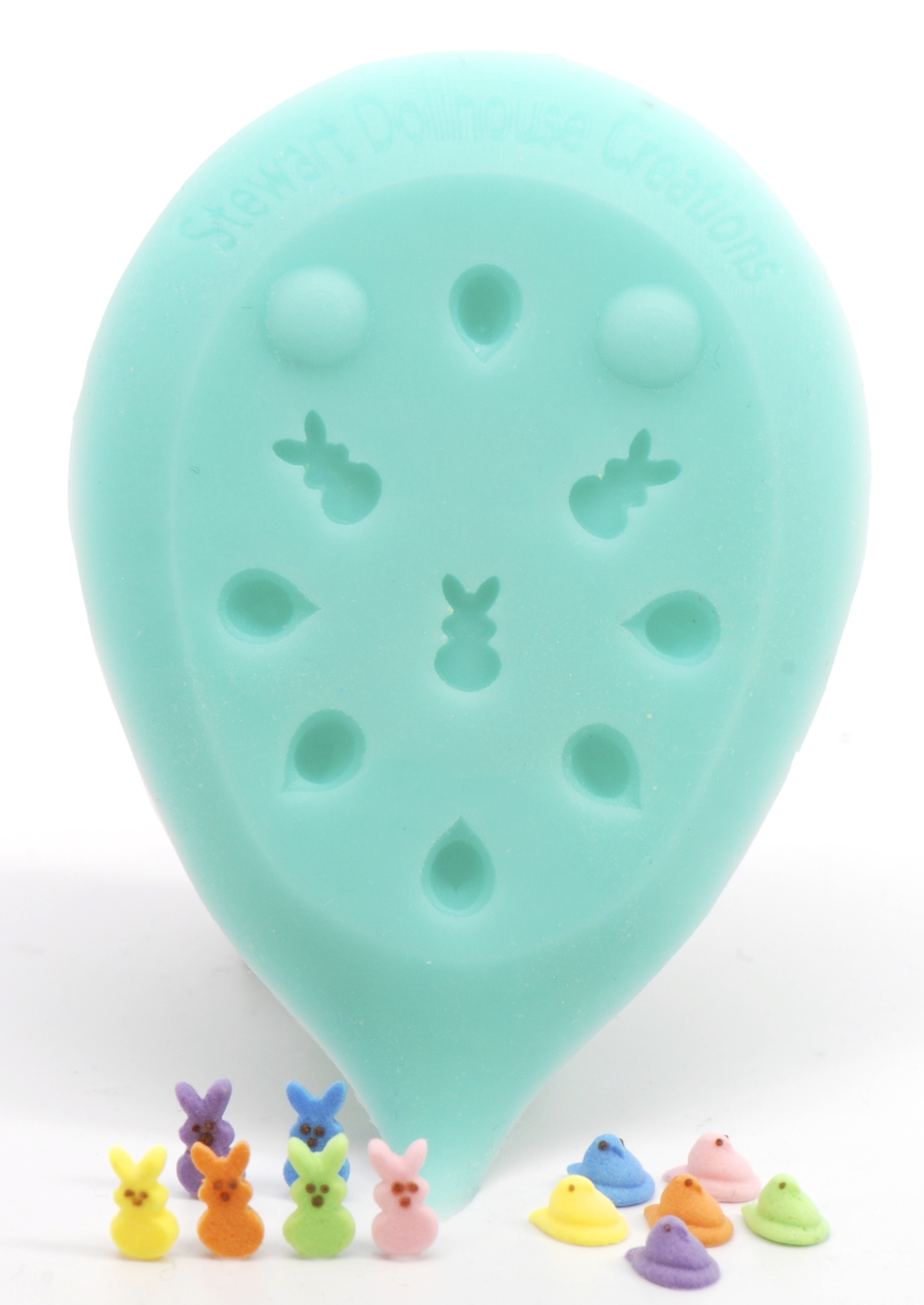 1:12 Peeps and Bunny Mold | Stewart Dollhouse Creations
