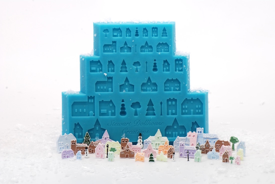 Gingerbread House Fronts Mold ~NEW! | Stewart Dollhouse Creations