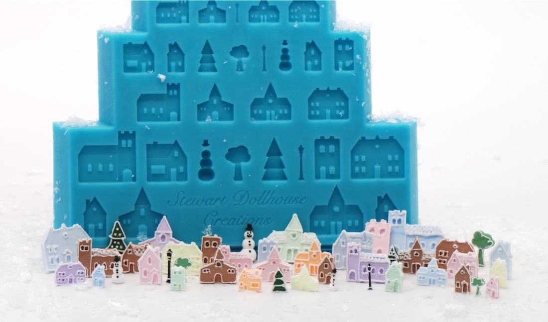 Gingerbread House Fronts Mold ~NEW! | Stewart Dollhouse Creations
