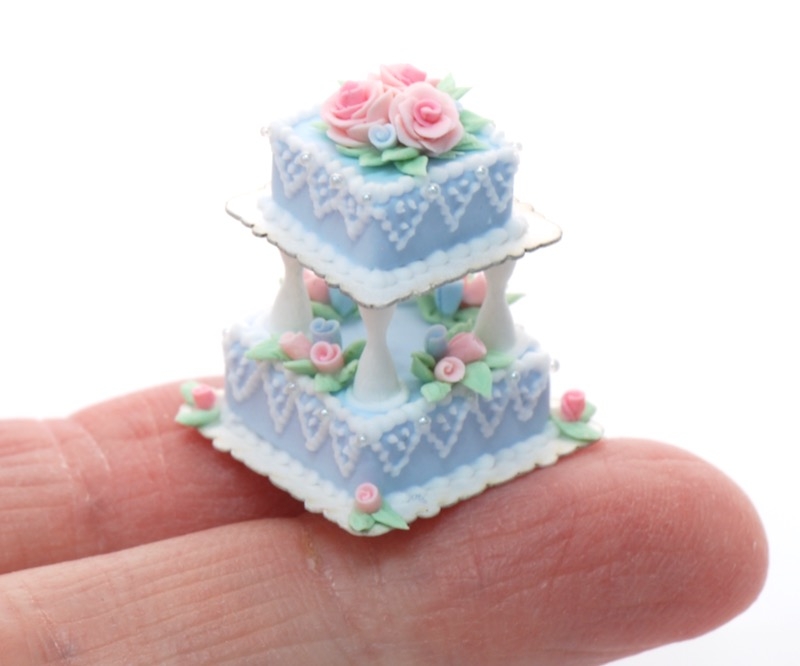 1:24 1 & 2 Tier Cake Mold | Stewart Dollhouse Creations