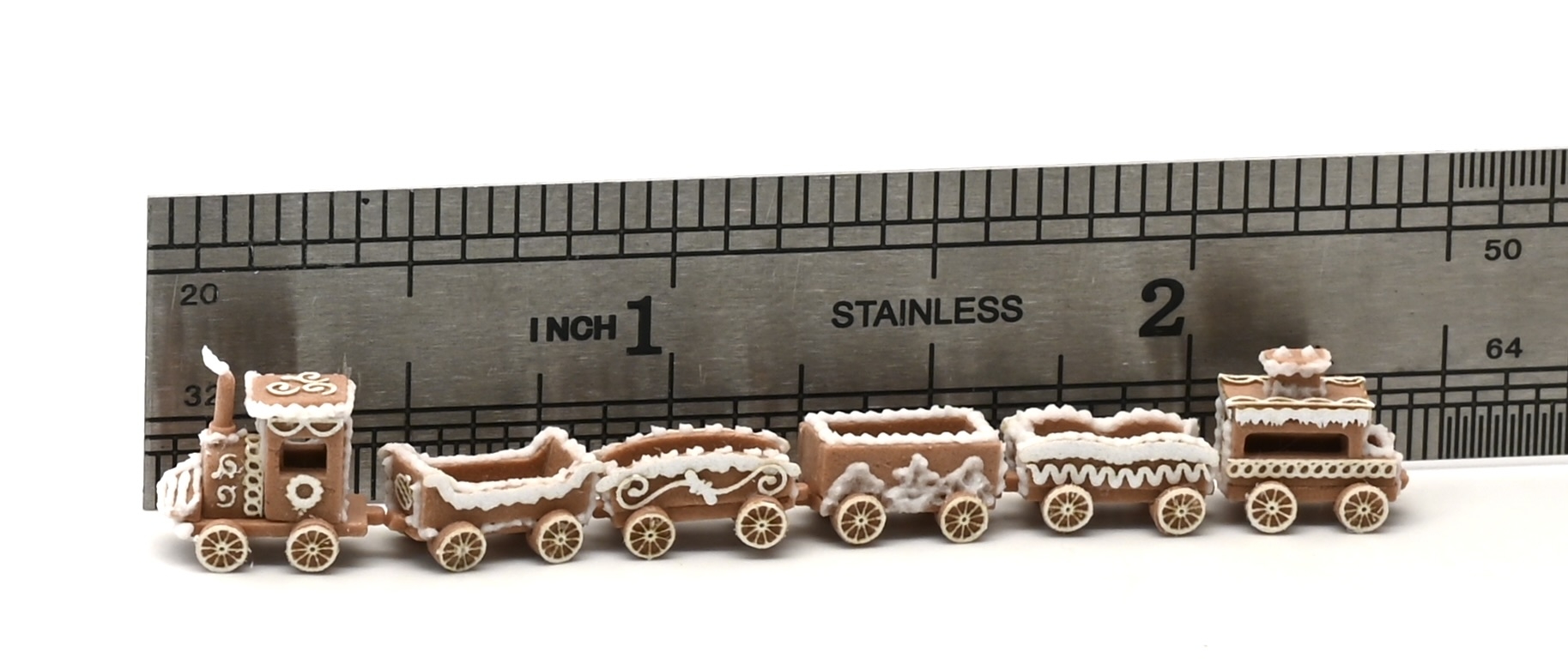 1:48 Gingerbread Train Mold NEW! | Stewart Dollhouse Creations