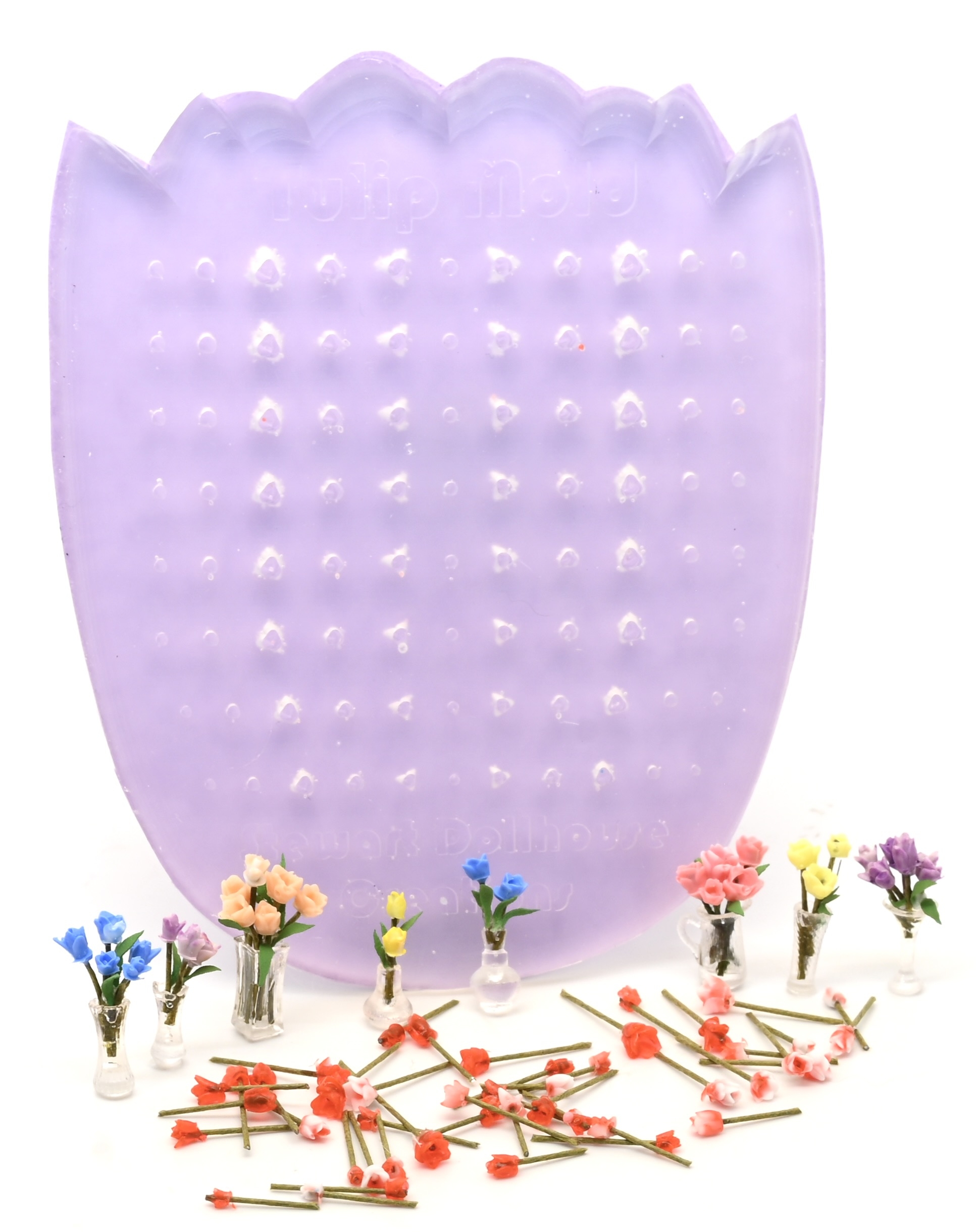 1:48 UV Resin Ready Flower Pots Mold ~NEW!~ | Stewart Dollhouse Creations